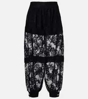 Zimmermann Luna Lace Balloon Pants - Black