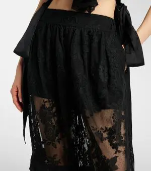 Zimmermann Luna Lace Balloon Pants - Black