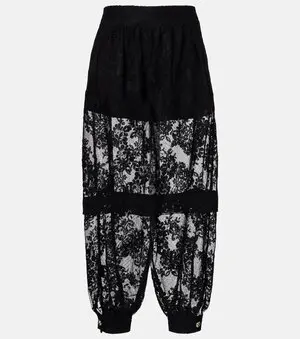 Zimmermann Luna Lace Balloon Pants - Black