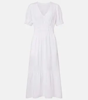 White Cotton Gauze Dresses