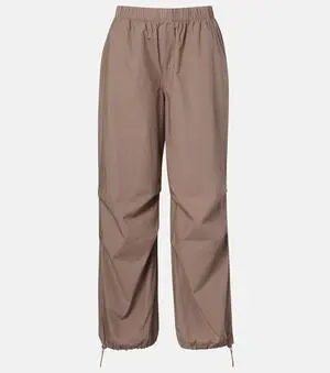 Velvet By Graham & Spencer Brooks Cotton Twill Balloon Pants - Brown