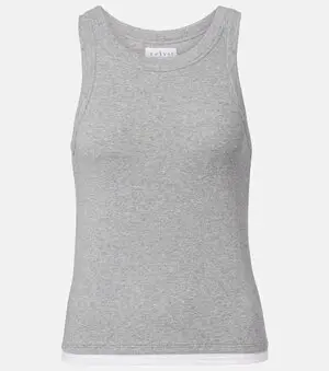 Velvet By Graham & Spencer Orion Ribbed-knit Tank Top