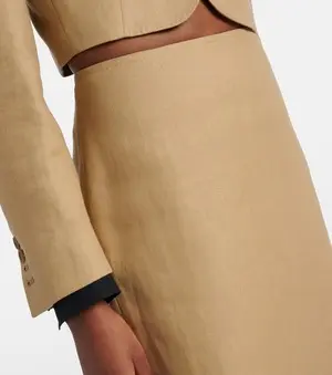 Max Mara Veranda Linen Pencil Skirt