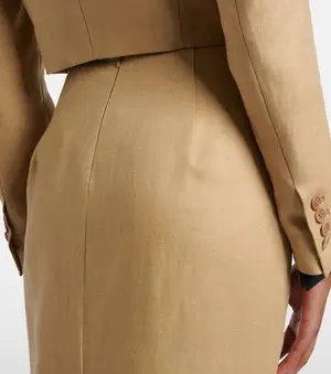 Max Mara Veranda Linen Pencil Skirt