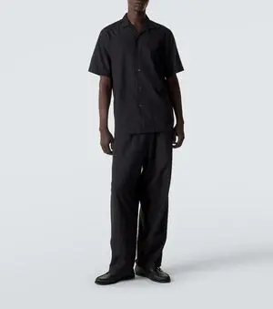 UMIT BENAN Julian Silk Straight Pants