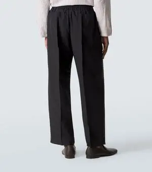 UMIT BENAN Julian Silk Straight Pants