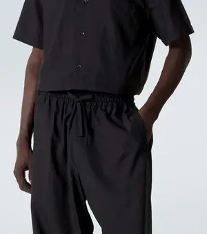 UMIT BENAN Julian Silk Straight Pants