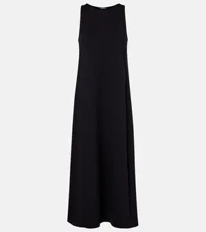 Max Mara Eremi Cotton-blend Jersey Midi Dress