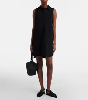 Max Mara Saggina Cotton-blend Jersey Polo Dress
