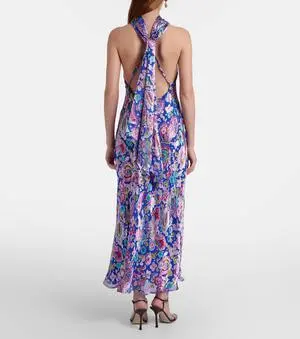 Rixo Hayley Floral Maxi Dress