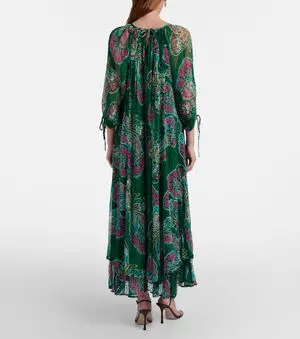 Rixo Hayden Printed Maxi Dress