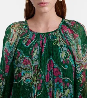 Rixo Hayden Printed Maxi Dress