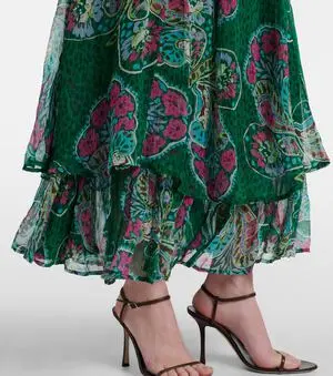 Rixo Hayden Printed Maxi Dress