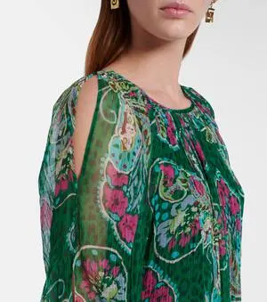 Rixo Hayden Printed Maxi Dress