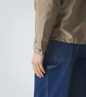 Prada Re-nylon Zip-up Shirt