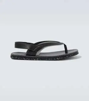 KIKO KOSTADINOV Andras Leather Thong Sandals - Black
