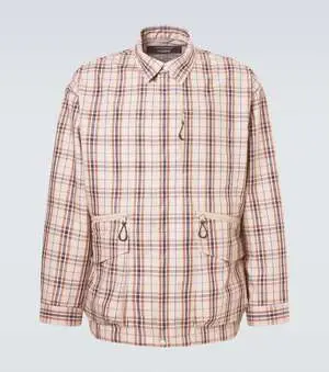 Comme Des Garçons Checked Cotton-blend Jacket