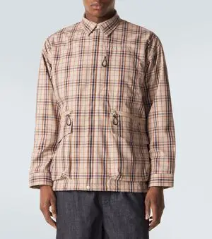 Comme Des Garçons Checked Cotton-blend Jacket