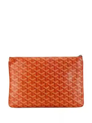 Goyard 2020 Senat Mm Clutch Bag - Orange