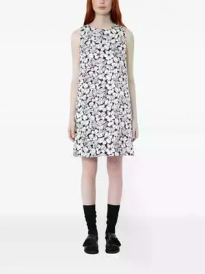 Max Mara Floral Print Midi Dress