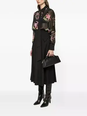 NISSA High-waisted Midi Skirt