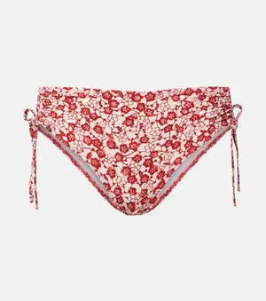 Isabel Marant Étoile Prudige Floral Bikini Bottoms - Red