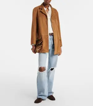 Nour Hammour Voltia Suede Jacket