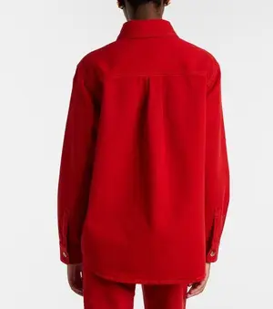 BLAZÉ MILANO Berber Denim Overshirt - Red