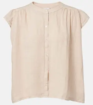 Velvet By Graham & Spencer Janey Linen Shirt