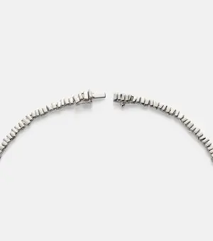 SUZANNE KALAN 18kt White Gold Diamond Tennis Necklace