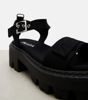 Prada Canvas Sandals