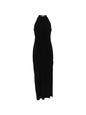 Norma Kamali Side Slit Maxi Dress