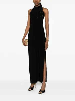 Norma Kamali Side Slit Maxi Dress