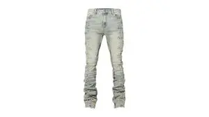 GUAPI Aviation Clasp Denim Pant