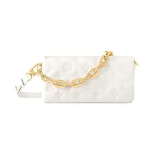 LOUIS VUITTON Pochette Coussin Cream