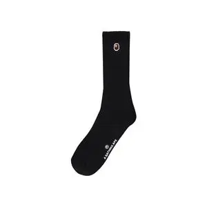A BATHING APE Ape Head One Point Socks - Black
