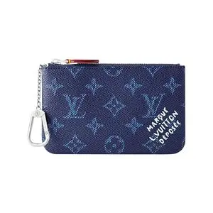 LOUIS VUITTON Key Pouch - Blue