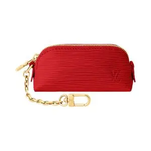 LOUIS VUITTON Pi Leather Cosmetic Pouch - Red