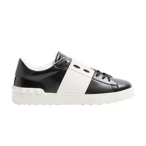 Valentino Garavani Calfskin Open Sneaker - Black