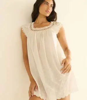 DÔEN Lelia Nightgown - Salt