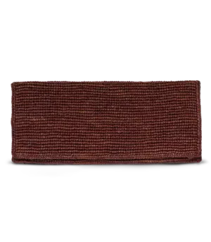 DÔEN Muriel Raffia Clutch - Marron Raffia