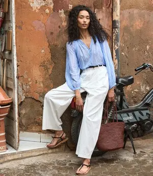 DÔEN Raffia Harbour Tote