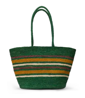 DÔEN Handwoven Raffia Tote Bag