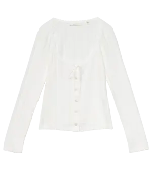 DÔEN Lori Pointelle Tee