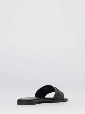 Tory Burch Romy Leather Slides - Black