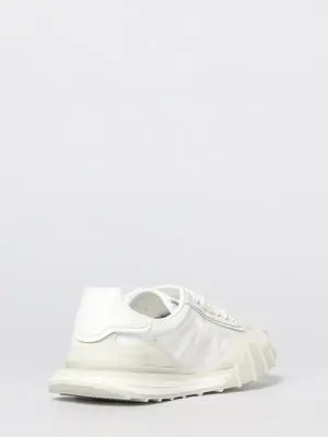 Dolce & Gabbana Dg Athletic Suede And Nylon Sneakers - White