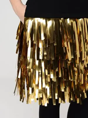 Moschino Sleeveless Midi Dress With Fringe