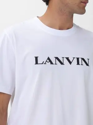 LANVIN Cotton T-shirt With Logo - White