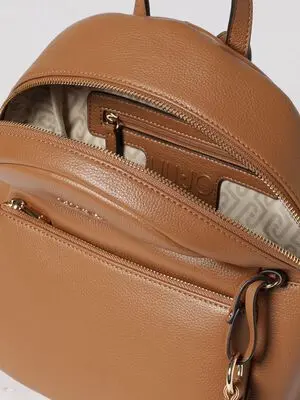 Liu Jo Grained Faux Leather Backpack - Brown