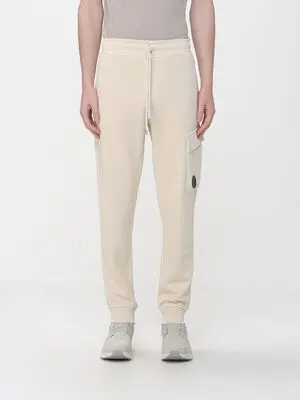 C.P. COMPANY C.P. Company Cotton Jersey Cargo Trousers Beige